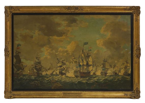Richard Paton | The Battle of Quiberon Bay | MutualArt