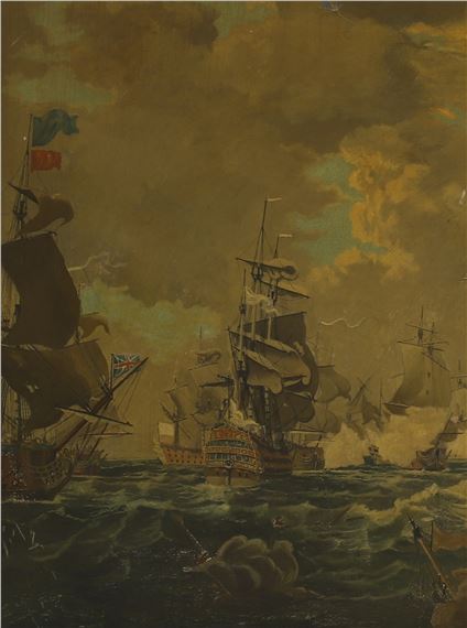 Richard Paton | The Battle of Quiberon Bay | MutualArt
