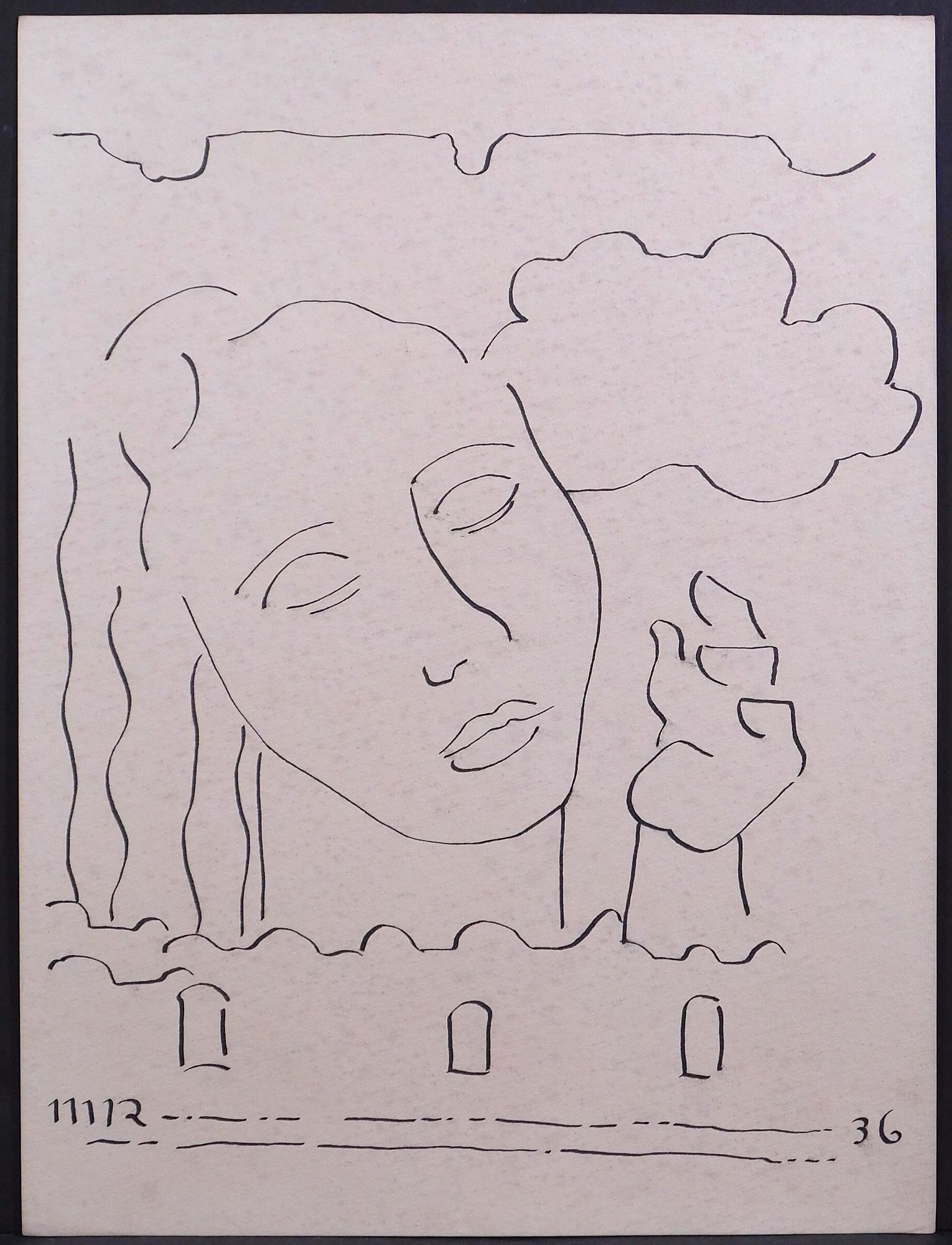 Man Ray | Lady Abdy (1925) | MutualArt