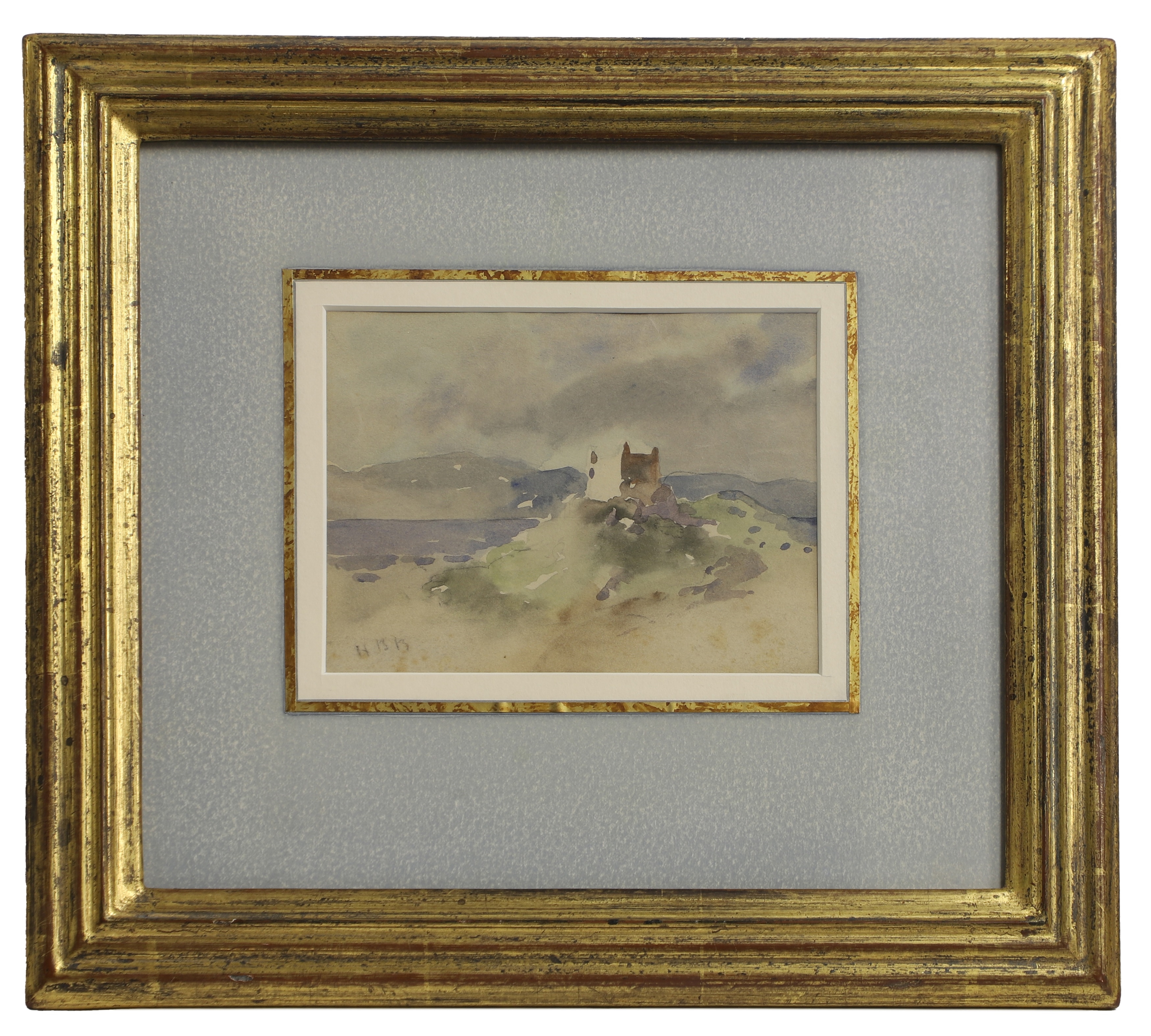 Hercules Brabazon Brabazon | A castle on a hill overlooking a lake ...