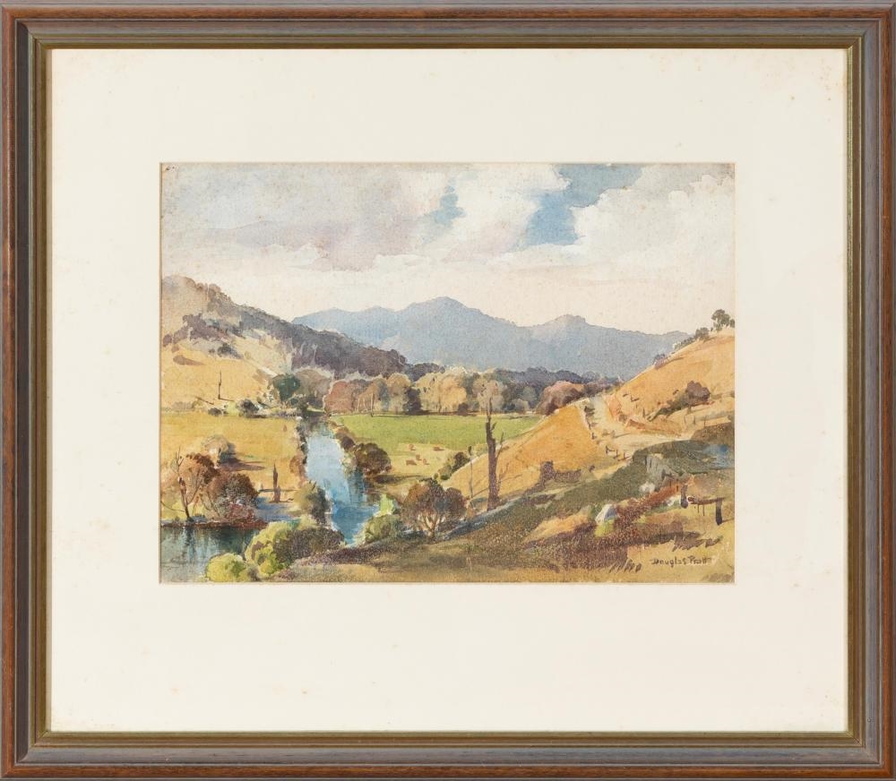 Douglas Pratt | farm scene | MutualArt