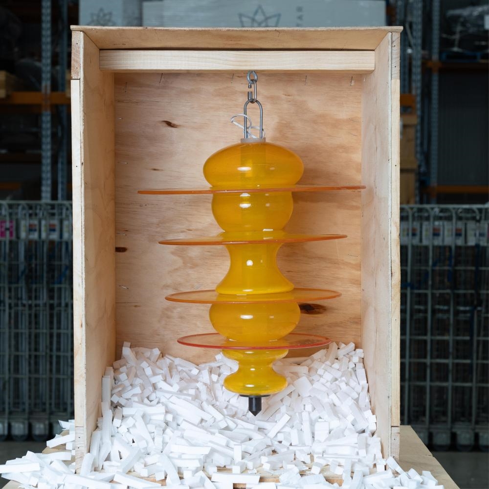 Dante Marioni | studio-blown glass, electrical fittings | MutualArt