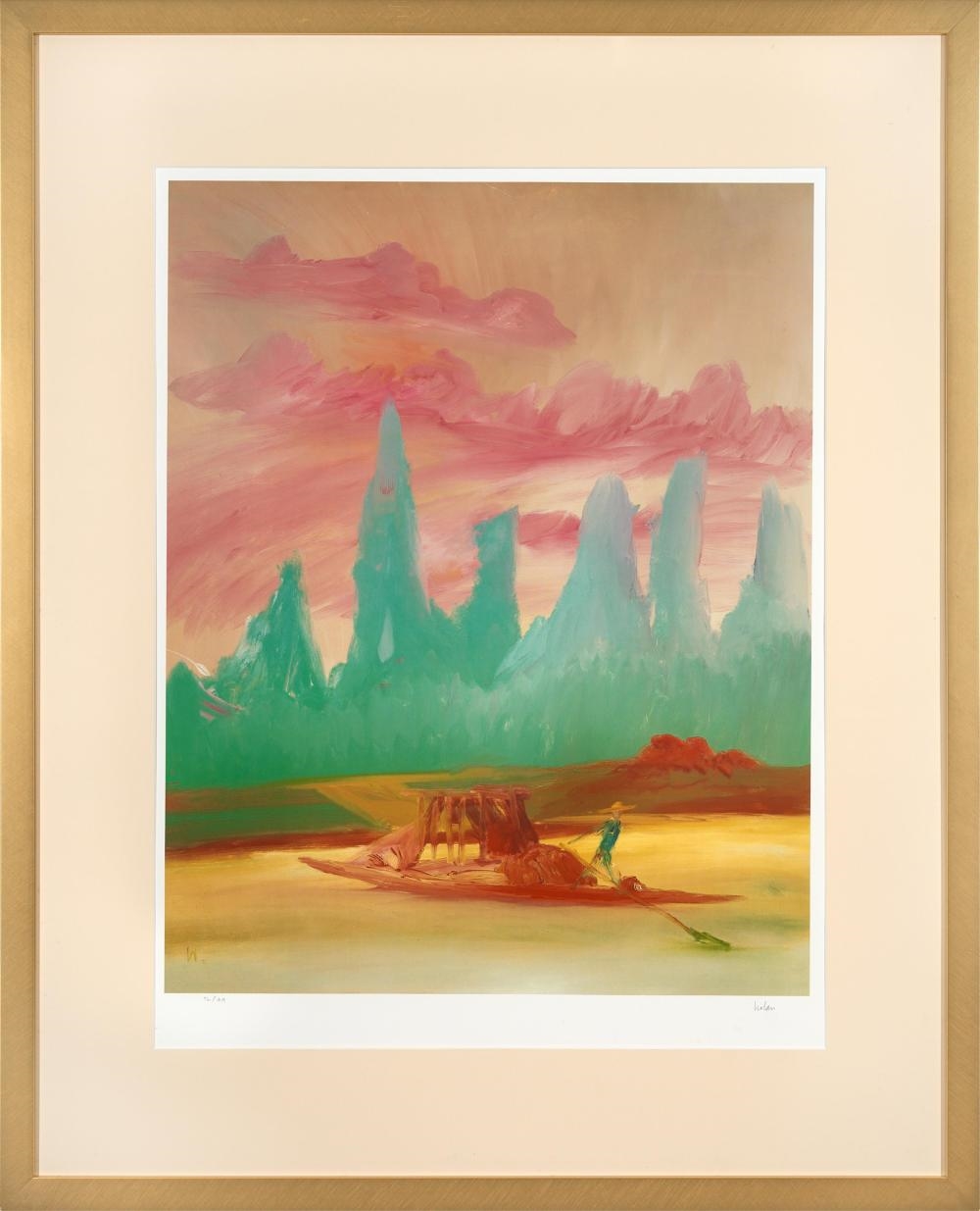 Sidney Nolan | River Li Jang, Gui Lin 6 (China Series) | MutualArt