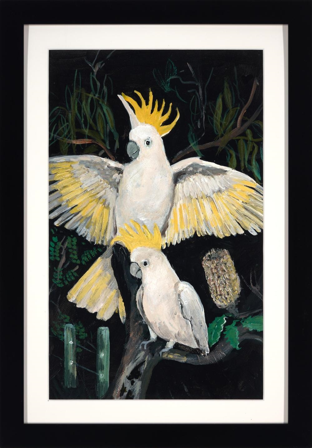 Eddi Kewley | Sulphur Crested Cockatoos Taking Flight | MutualArt