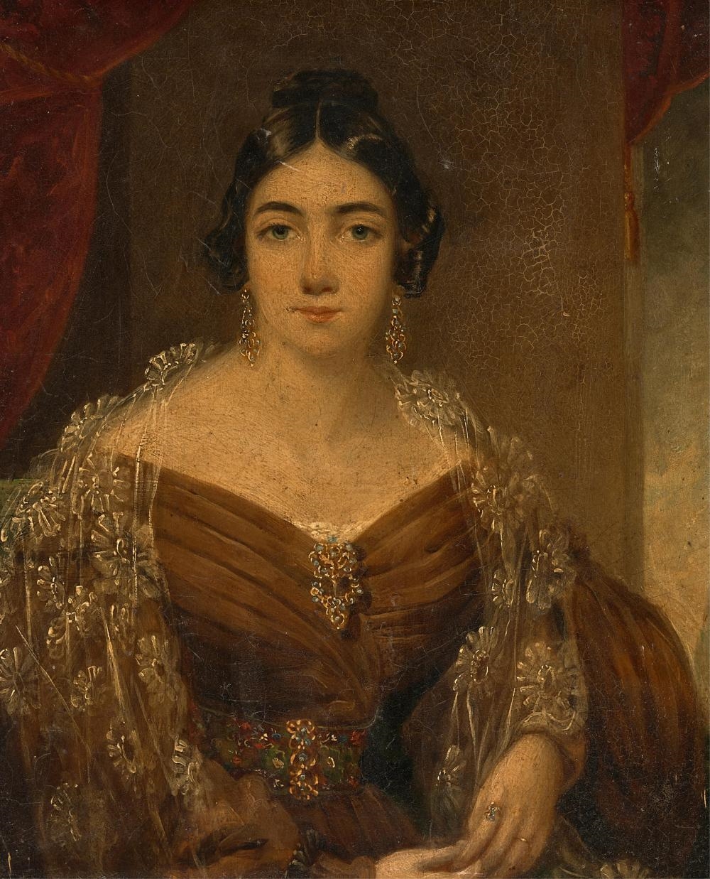 C. Ambrose | Portrait of a Noblewoman (1836) | MutualArt