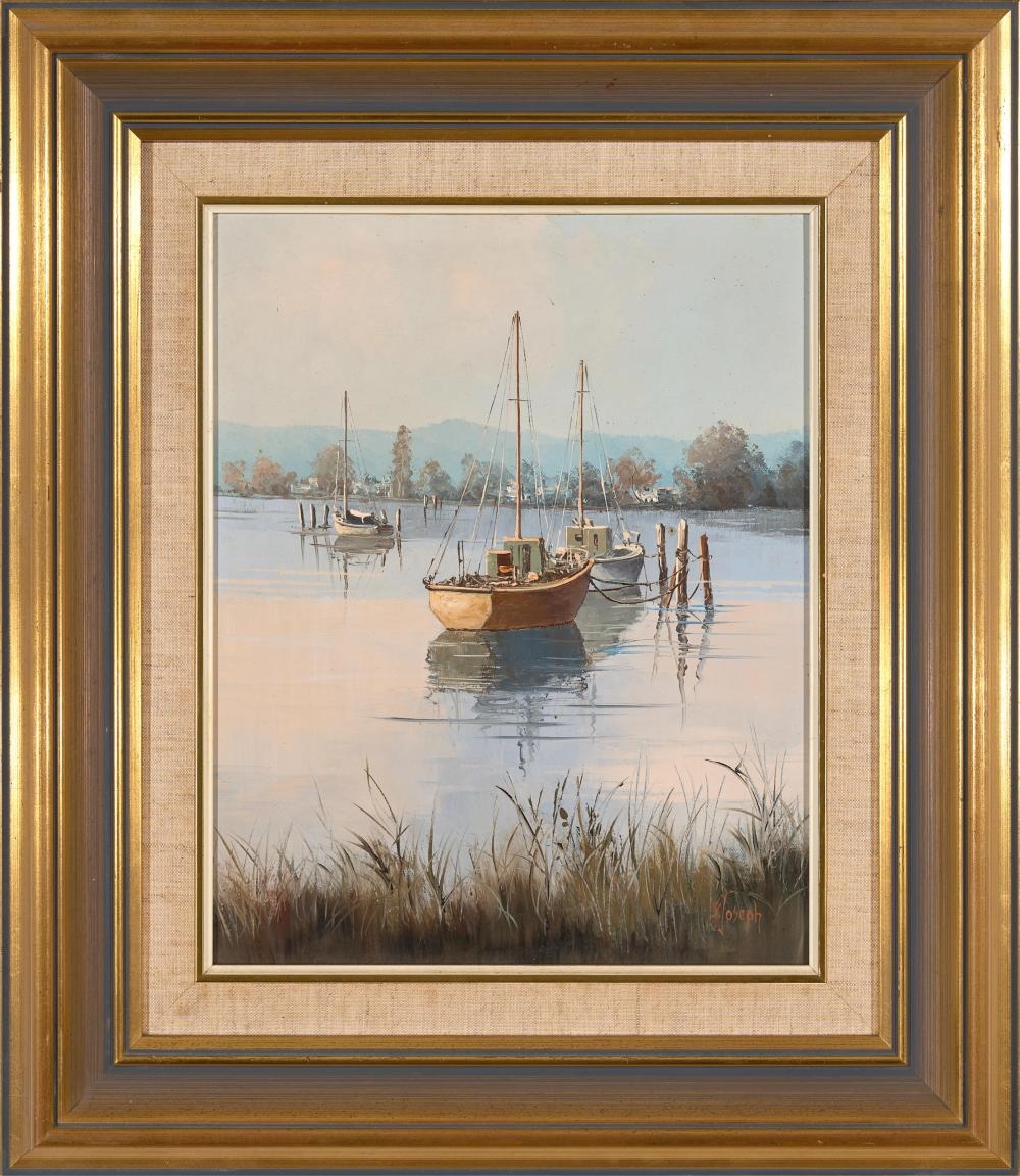 Fay Joseph | Trawlers on the Tamar | MutualArt