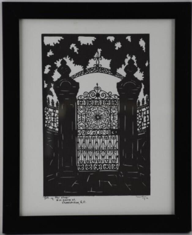 Carew Rice | Pair Carew Rice Silhouette Prints (1934) | MutualArt