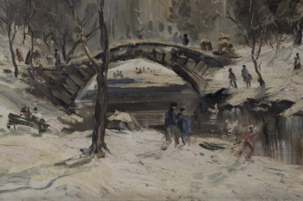 Archie Boyd Teater | Winter scene of Central Park in New York City ...
