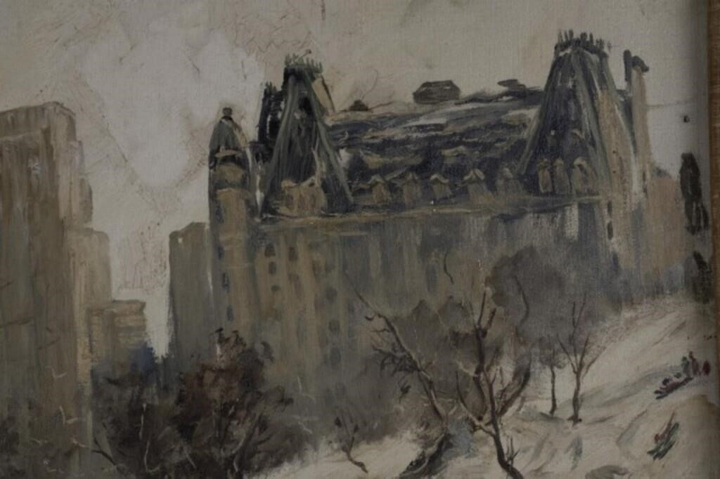 Archie Boyd Teater | Winter scene of Central Park in New York City ...