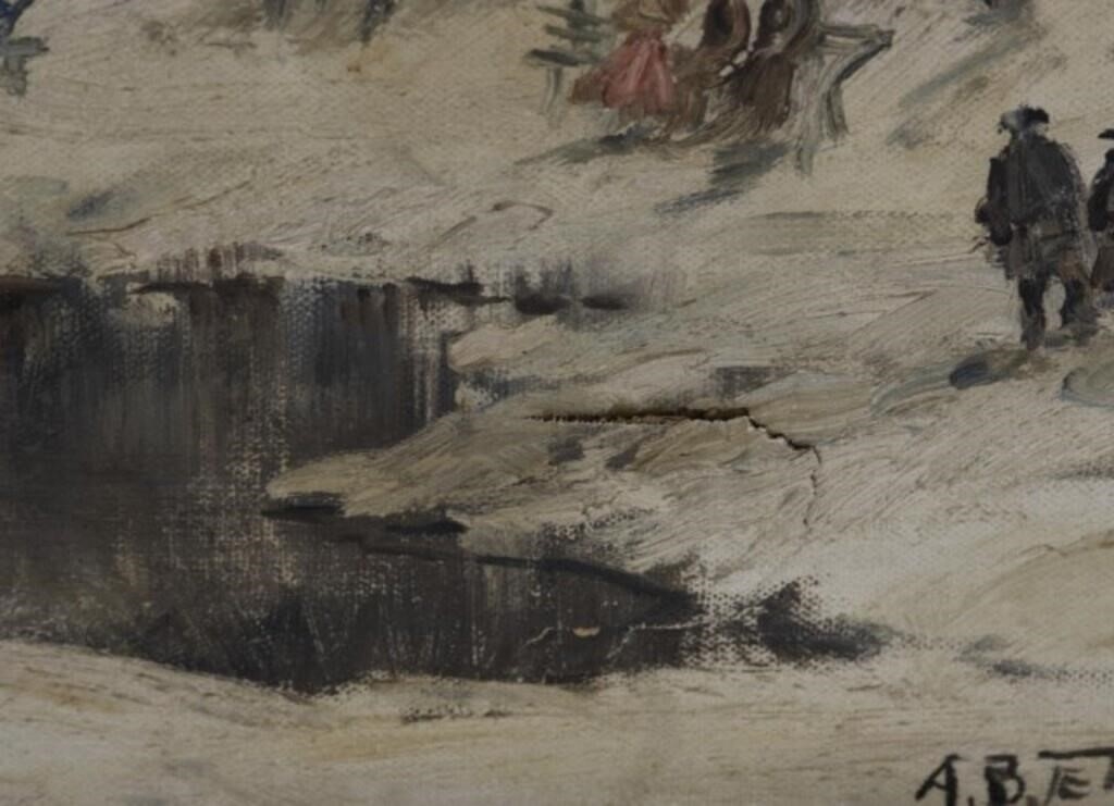 Archie Boyd Teater | Winter scene of Central Park in New York City ...