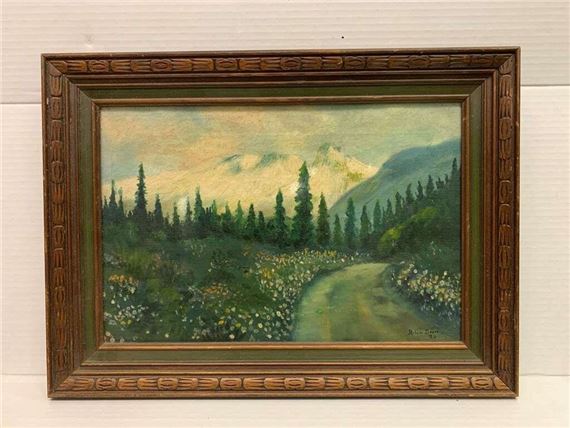 Helen Drew | Signed Helen Drew '20 Oil On Canvas Landscape | MutualArt