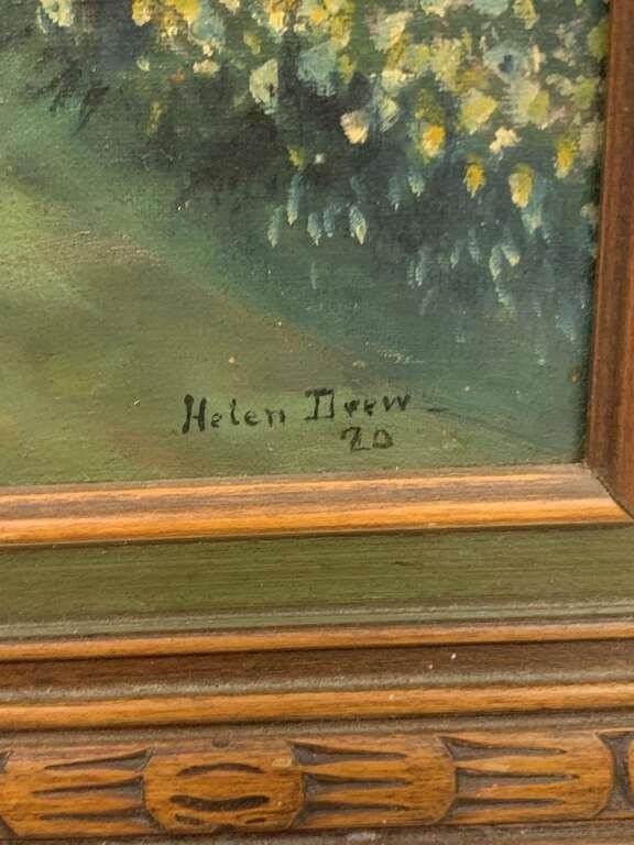 Helen Drew | Signed Helen Drew '20 Oil On Canvas Landscape | MutualArt