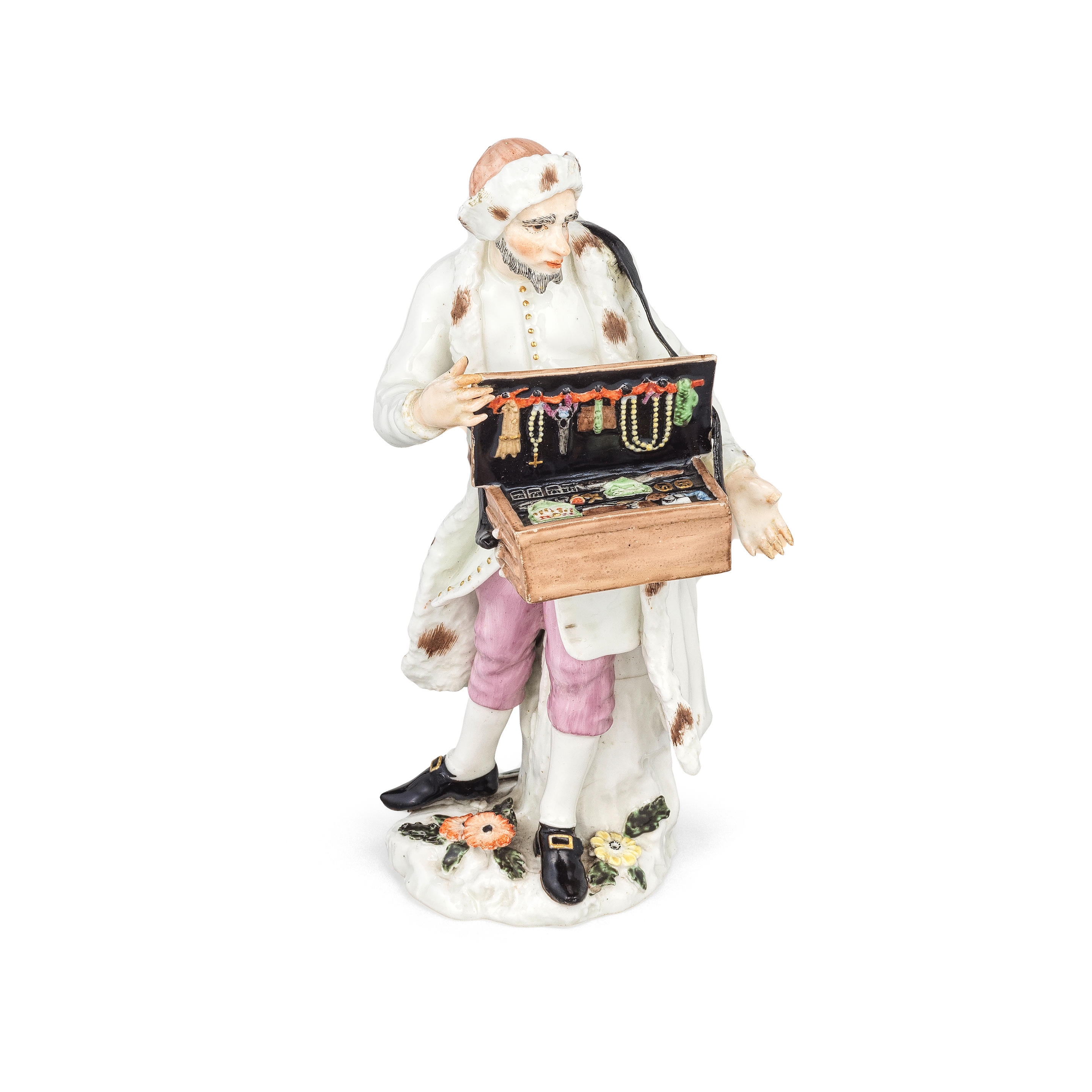 Jozef Willems | A rare Chelsea figure of a Street Vendor, circa 1754-55 ...