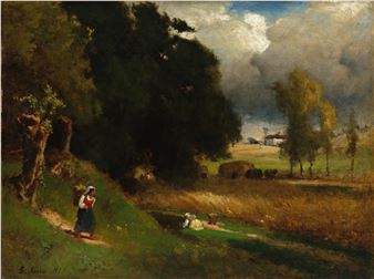 George Inness | Sunset | MutualArt