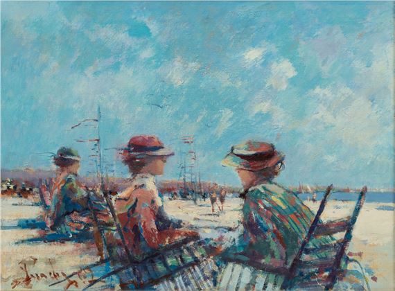 Donald Roy Purdy | Long Island Beach Scene | MutualArt