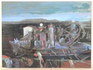 Glenn Edward Howarth | Boat Gathering | MutualArt