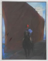 Glenn Edward Howarth | Horseman on Dock | MutualArt