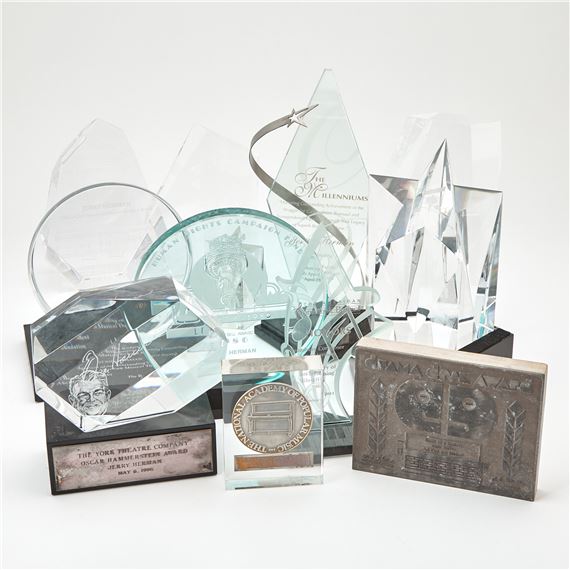 Jerry Herman | Group of awards presented to Jerry Herman | MutualArt