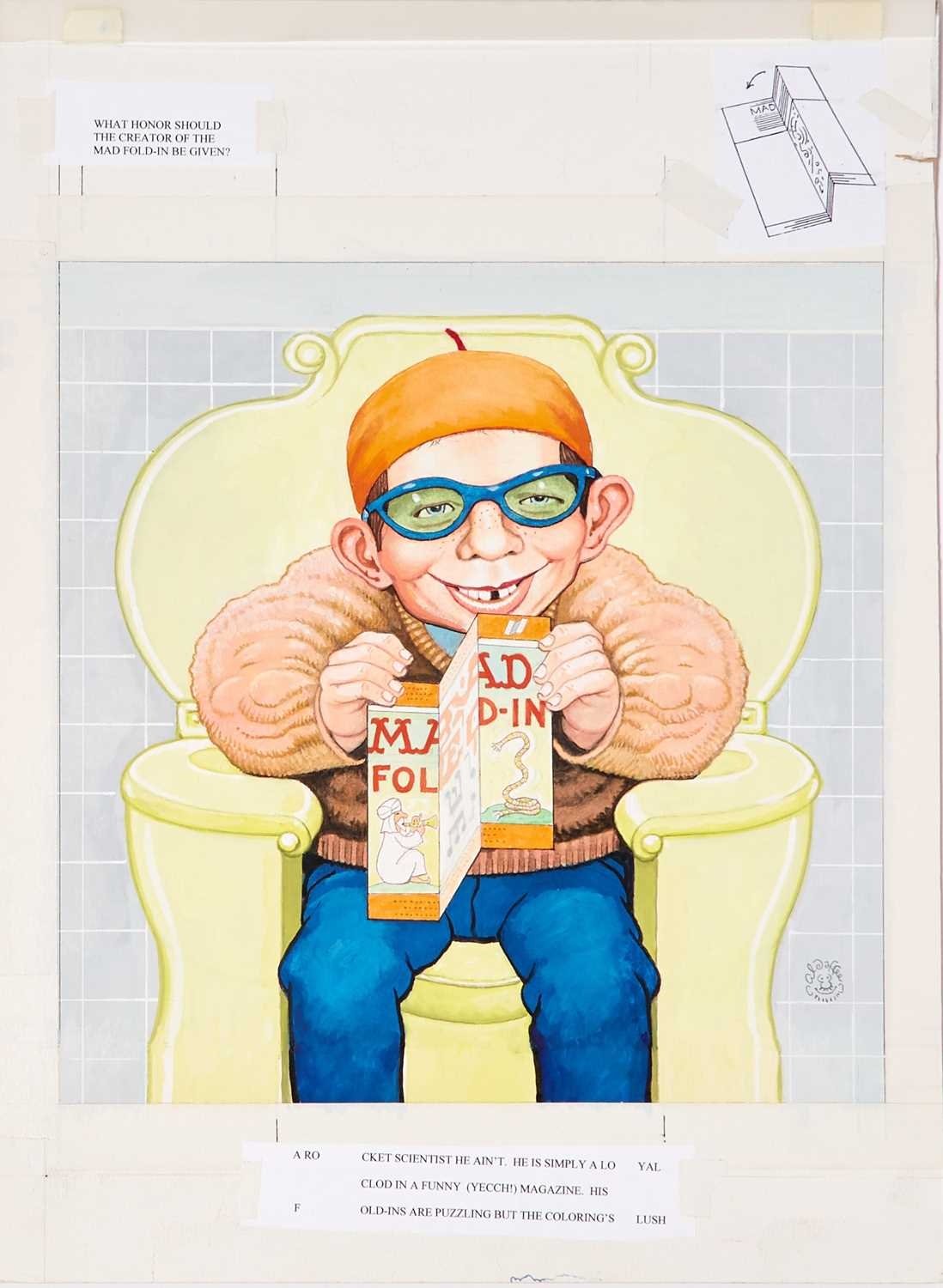 Al Jaffee | A Jaffee-themed MAD Fold-In - What honor should the creator ...