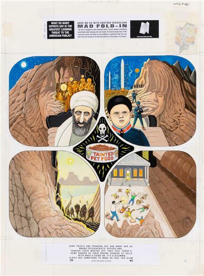 Al Jaffee | MAD Fold-In - What Do Experts Say Is the Greatest Looming ...