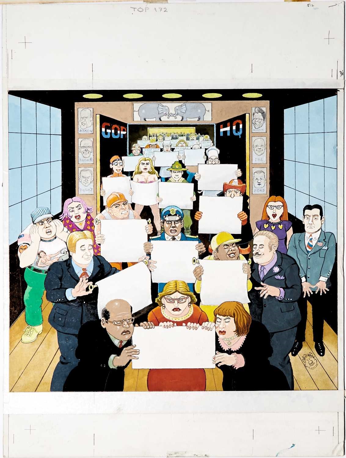 Al Jaffee | MAD Fold-In - Which union is the Republican Party most ...