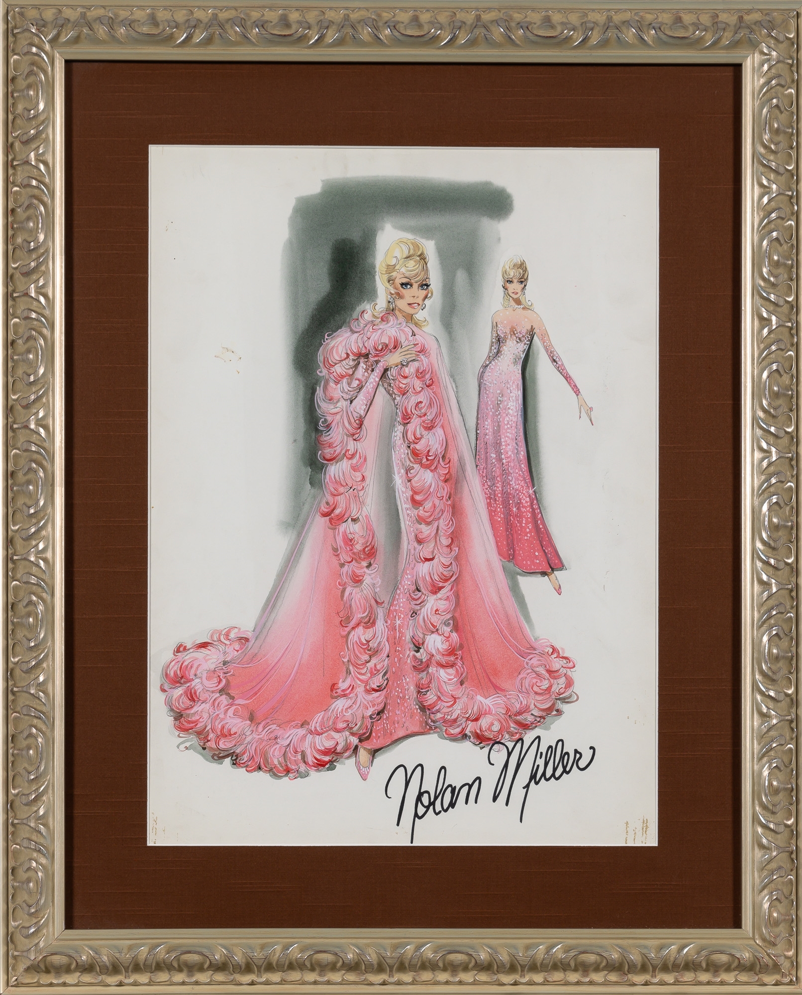 Nolan Miller | An original costume design by Nolan Miller for Connie ...