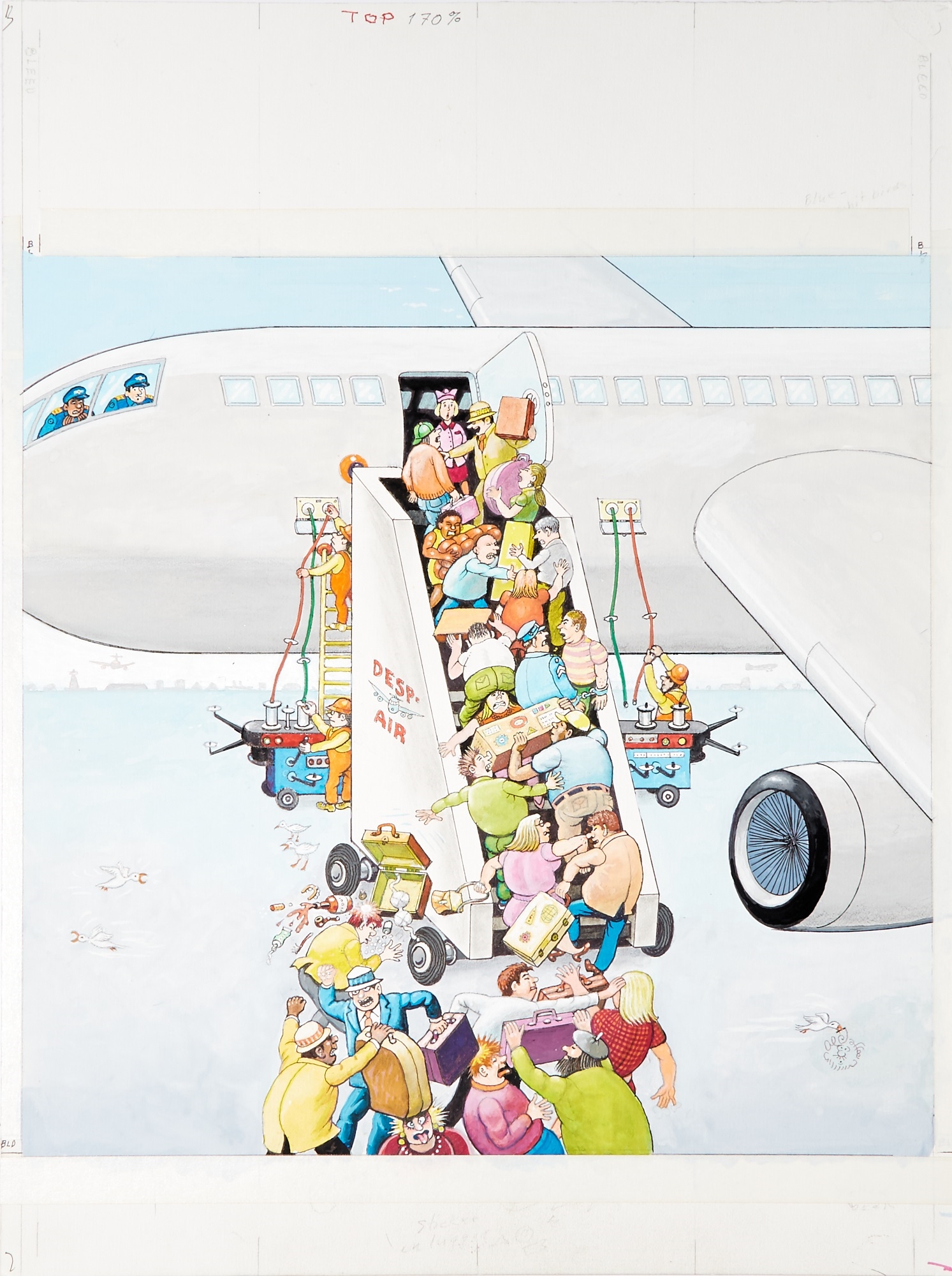 Al Jaffee | MAD Fold-In - Who are the biggest idiots in air travel ...