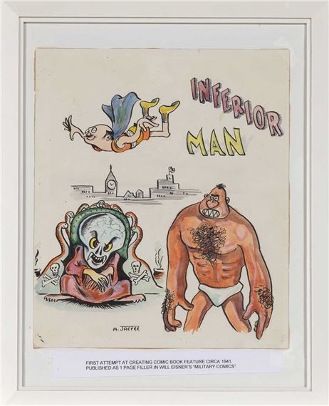 Al Jaffee | The original art for Inferior Man - Jaffee's alter ego and ...