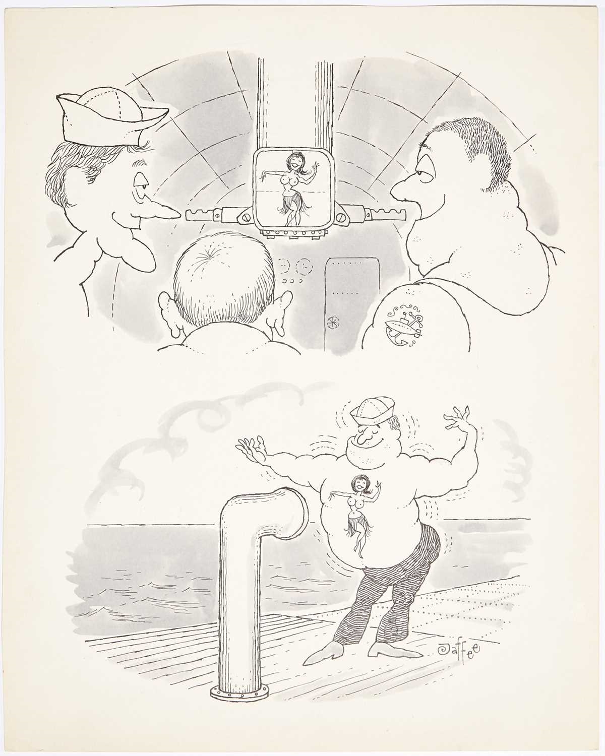 Al Jaffee | Original art for a sailor gag cartoon AL JAFFEE | MutualArt