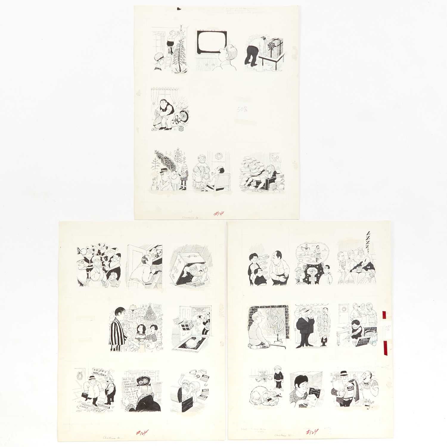 Al Jaffee | A complete set of original art for a story in MAD #124 ...