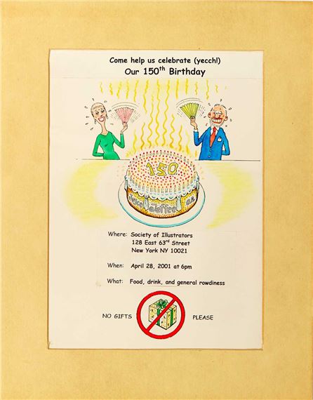 Al Jaffee | Original artwork for Al and Joyce Jaffee's combined 150th ...