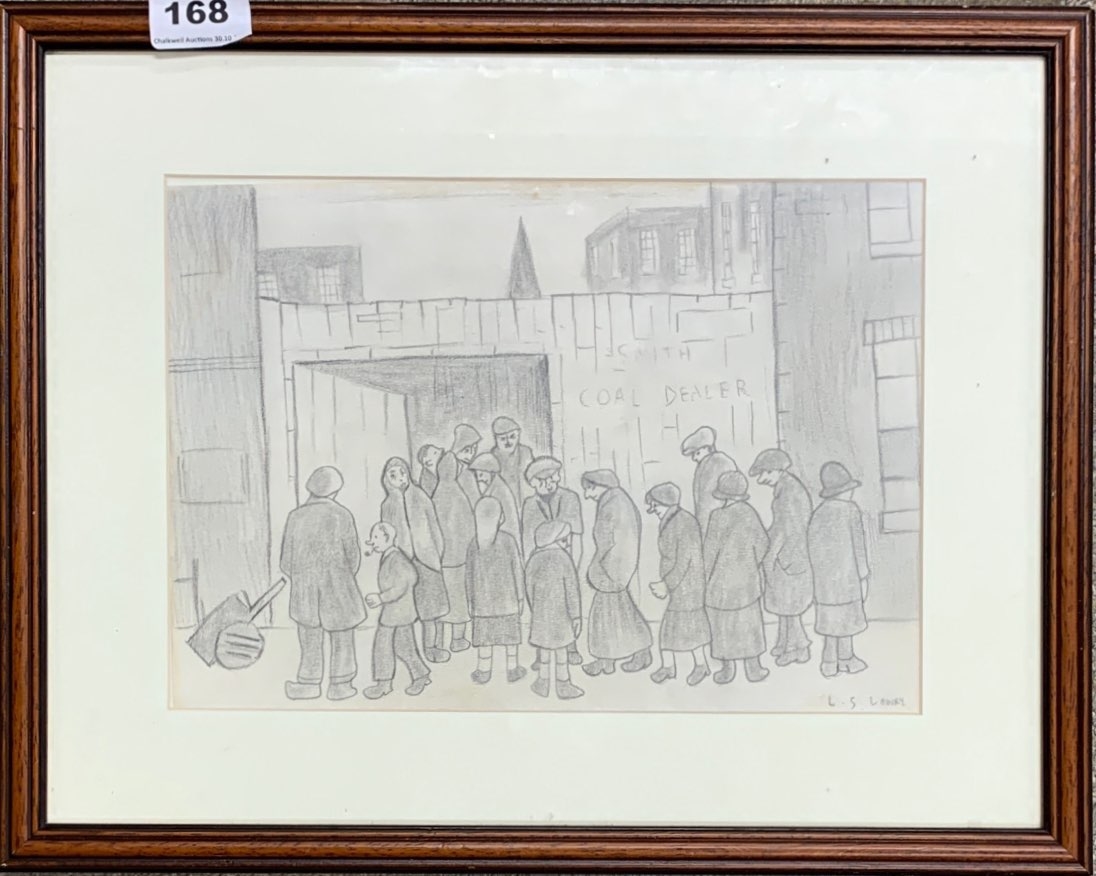 Laurence Stephen Lowry | The procession (1937) | MutualArt
