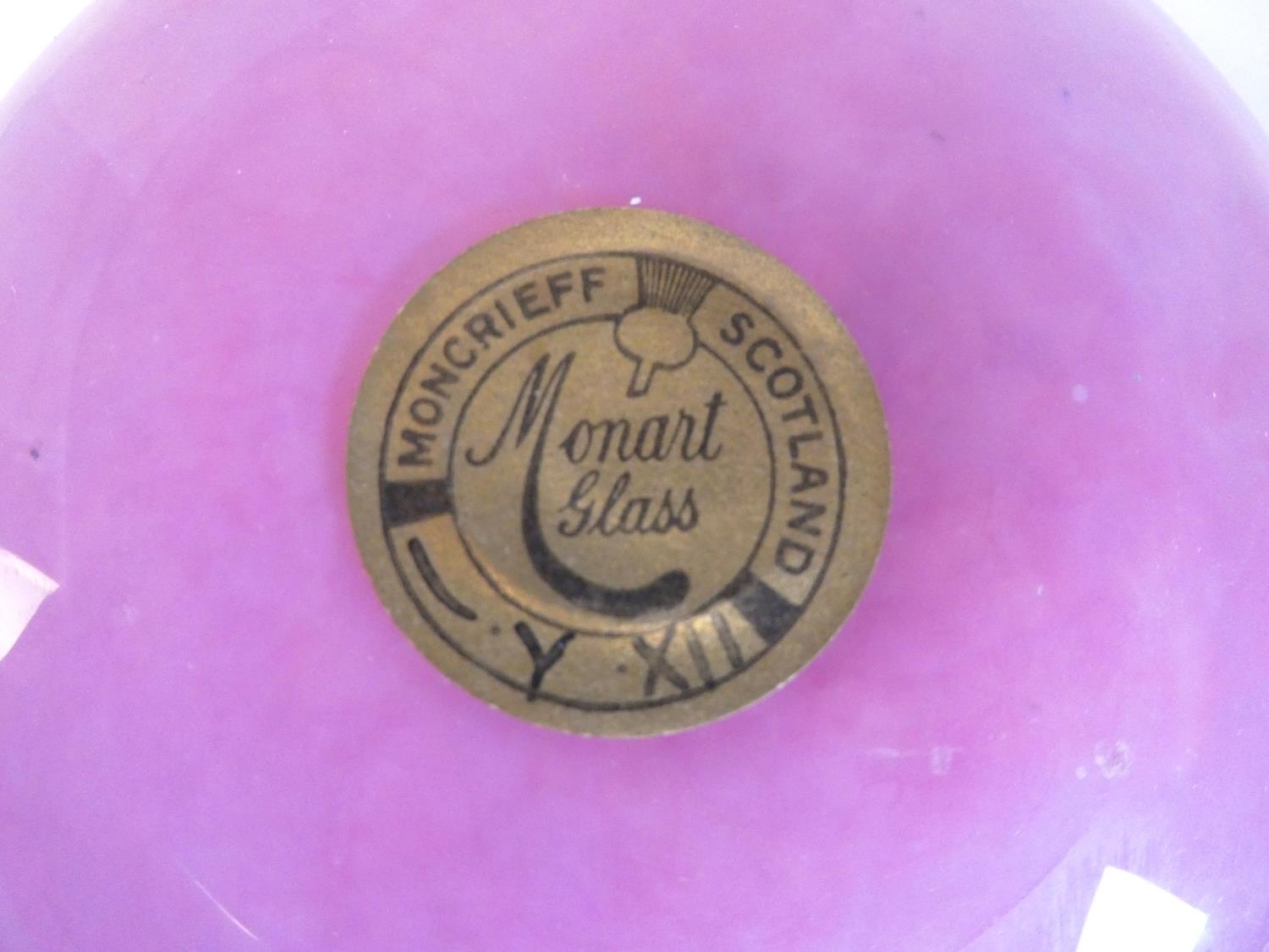 Moncrieff | A Moncrieff Monart glass pin dish | MutualArt