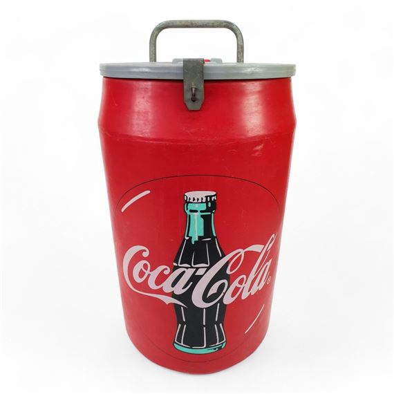Coca Cola | ANTIQUE LARGE HARD PLASTIC COCA COLA TIN SHAPED COOLER ...