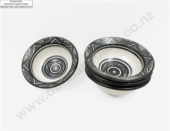 Anneke Borren | Four Anneke Borren Pedestal Bowls | MutualArt