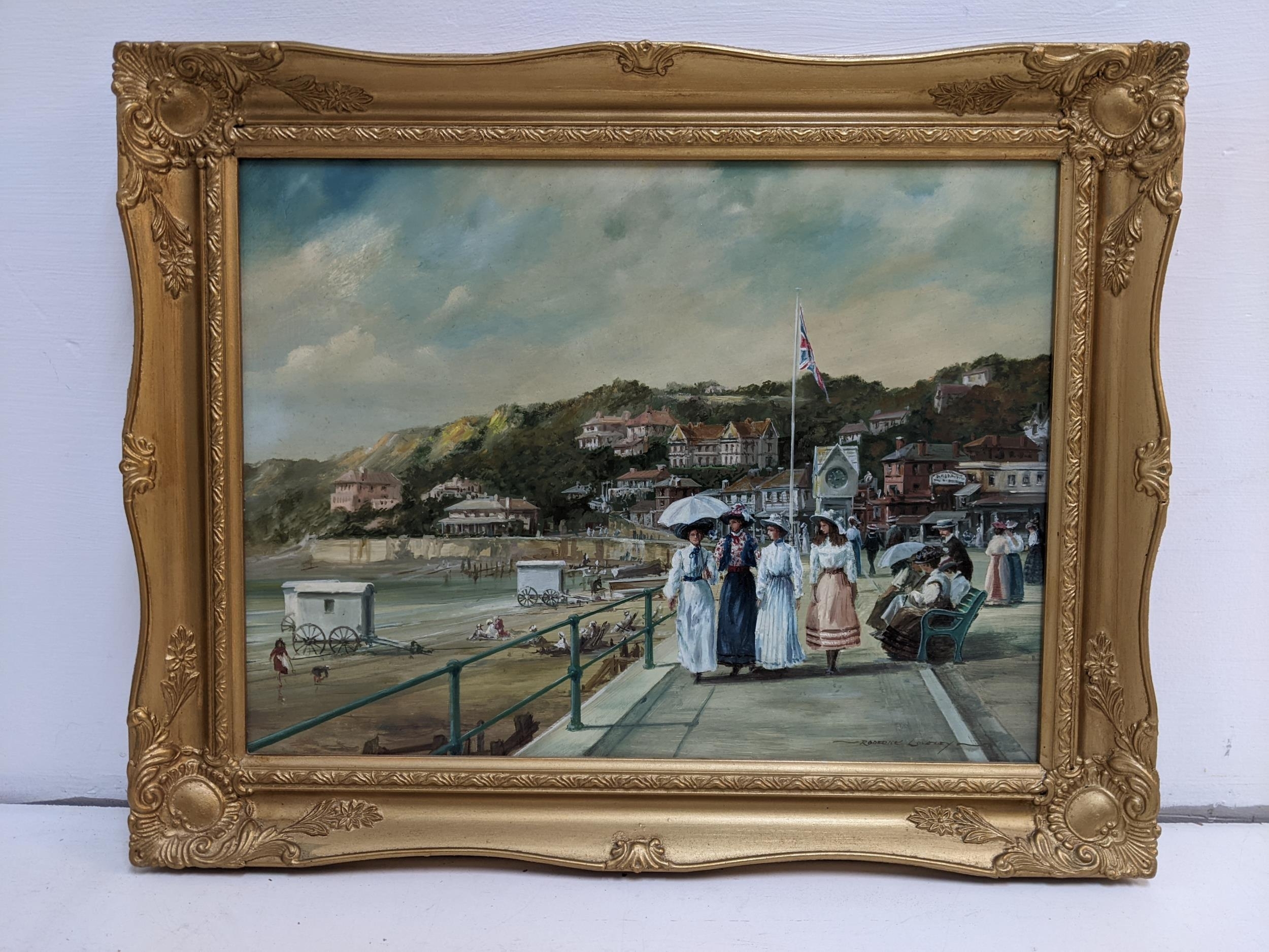 Roderick Lovesey | Roderick Loversey - an Edwardian promenade scene ...