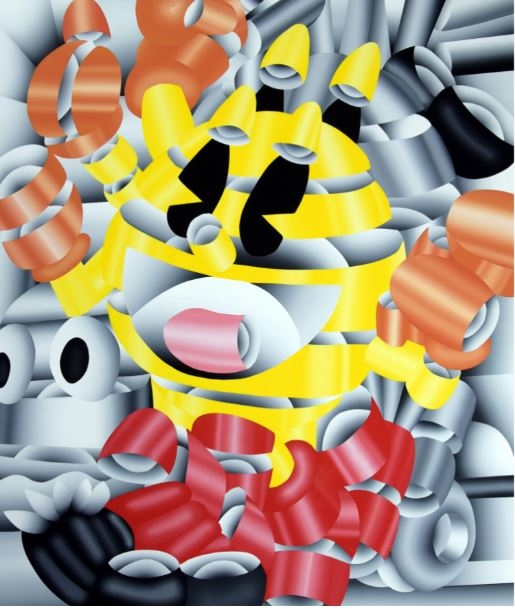 Geoffrey Bouillot | Jumping pac man (2024) | MutualArt