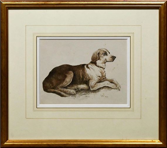 William Strutt | (STUDY OF A DOG) 1866 (1866) | MutualArt