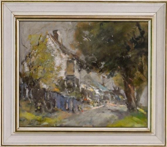 Allan Hansen | VILLAGE LANDSCAPE | MutualArt