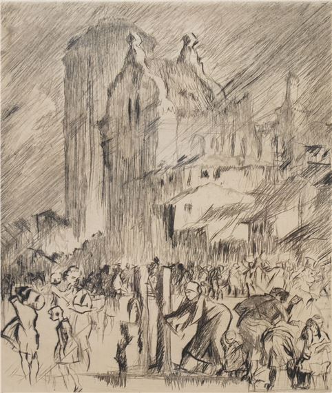 Frank William Brangwyn | Town Water Pump | MutualArt