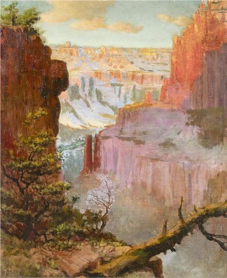 Louis Akin | Grand Canyon (1909) | MutualArt