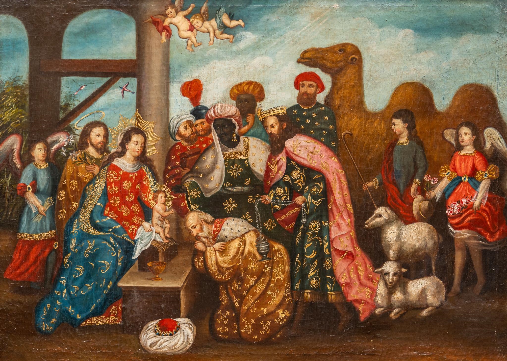 Spanish Colonial School | The Adoration of the Magi | MutualArt