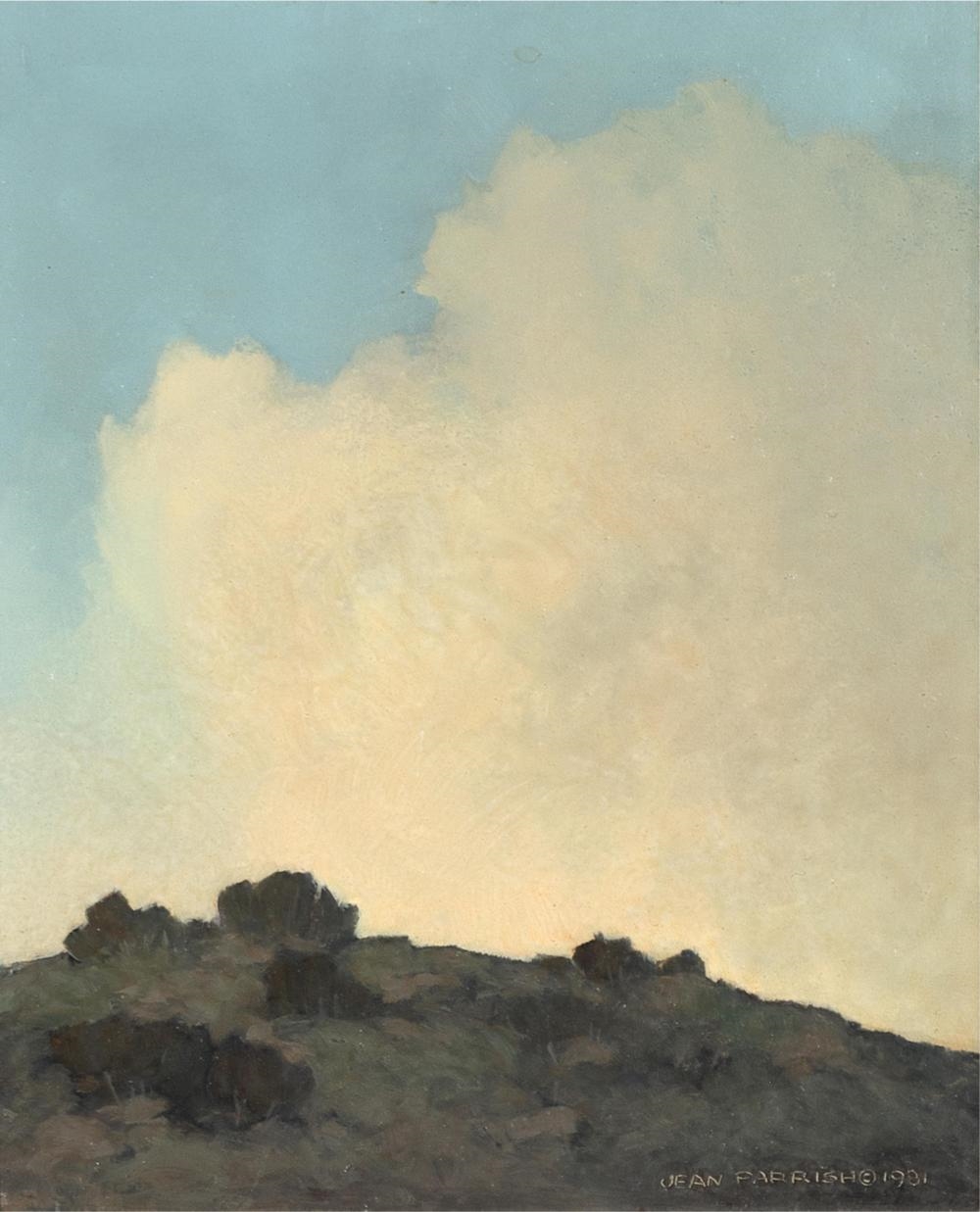Jean Parrish | Untitled (Landscape and Clouds) (1981) | MutualArt