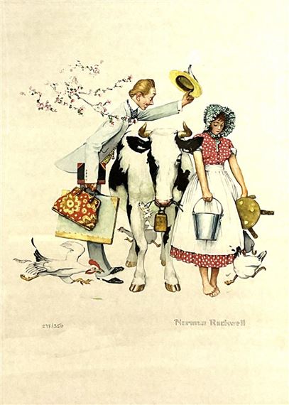 Norman Rockwell | Normal Rockwell Limited Edition Lithograph | MutualArt