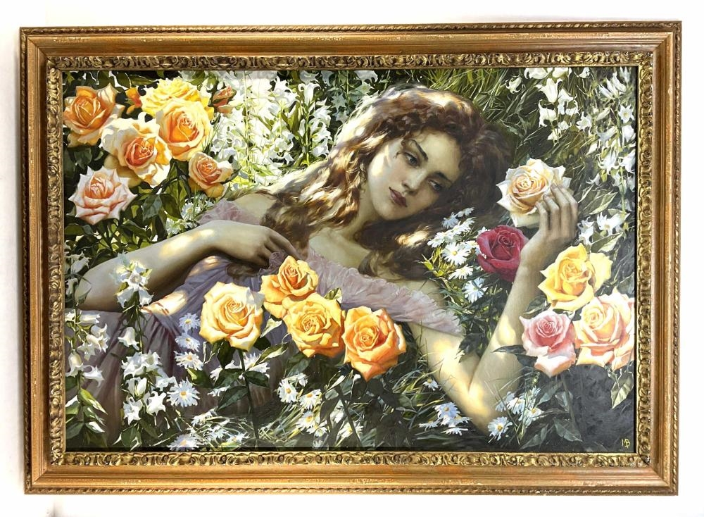 Slava Morgun | Slava Morgun 'A Rose By Another Name' Oil On Canva ...