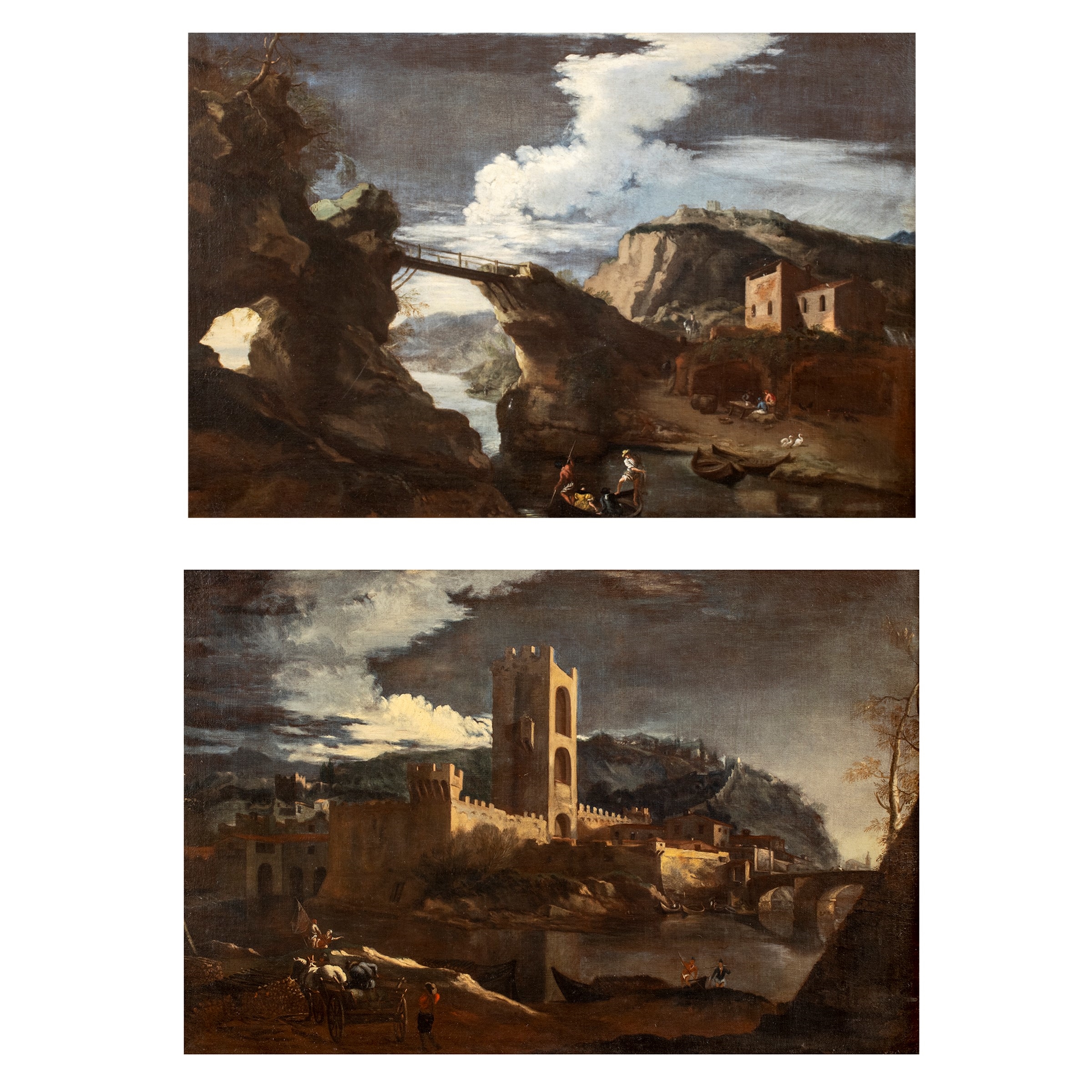 Agostino Tassi | Landscapes with characters | MutualArt