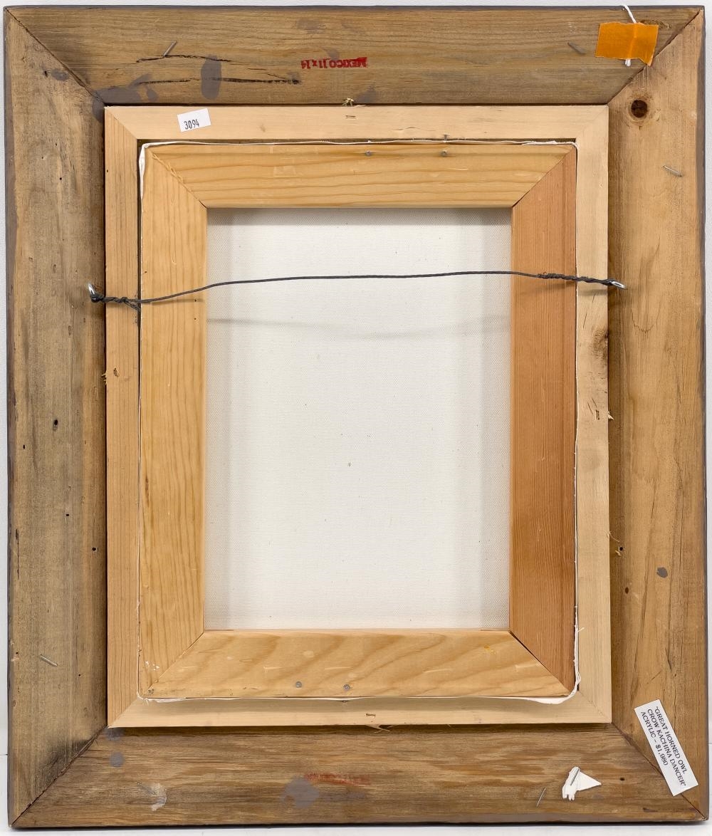 Duane Dishta | Great Horned Owl Crow Kachina Dancer | MutualArt