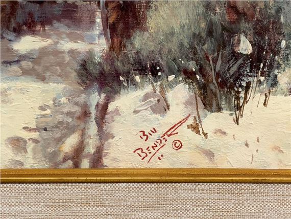 Bill Bender | Snow On The Rim (2024) | MutualArt