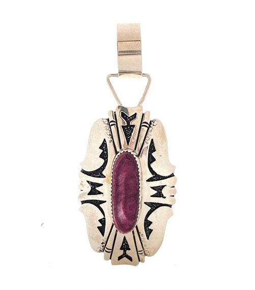 Richard Singer | RICHARD SINGER NAVAJO STERLING SILVER PURPLE SPINY ...