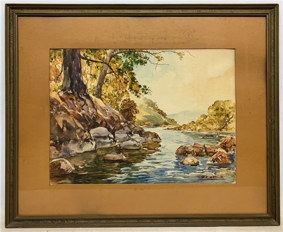 Esteban Roberto Garino | Paisaje con arroyo | MutualArt